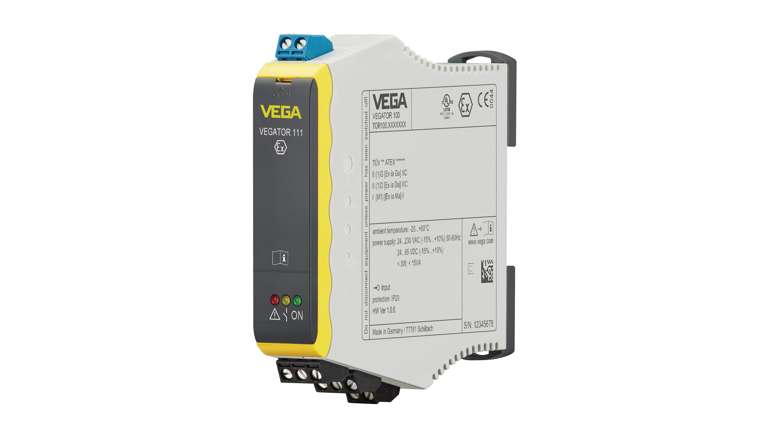 VEGATOR 111 Enkeltkanals signalbehandlingsinstrument