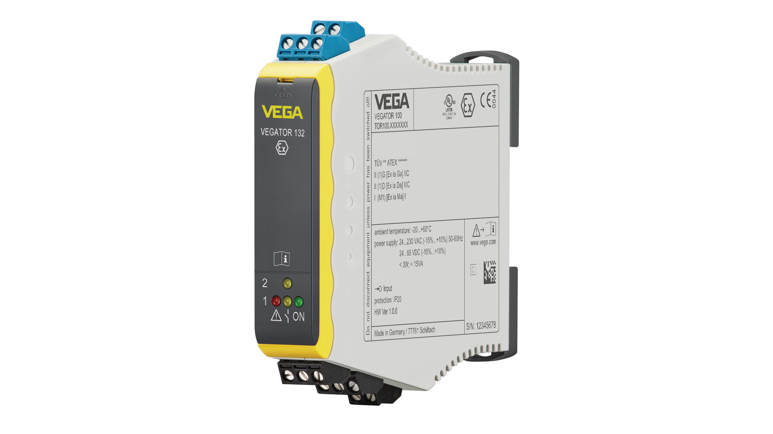 VEGATOR 132 Dobbeltkanals Signalbehandlingsinstrument